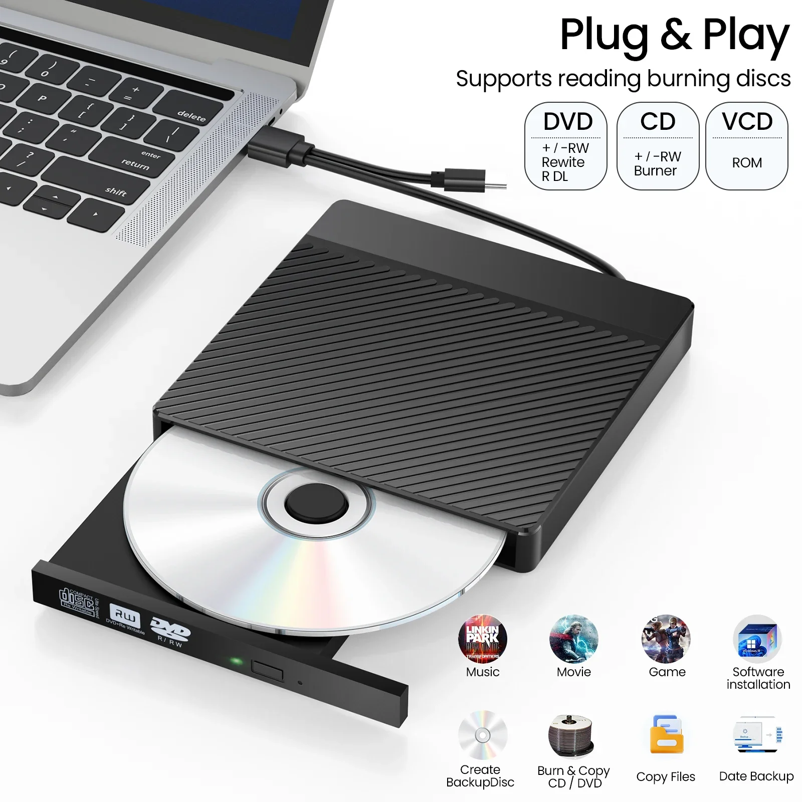 USB-3-0-Type-C-2-in1-External-DVD-CD-Writer-Drive-Burner-Reader-Player ...