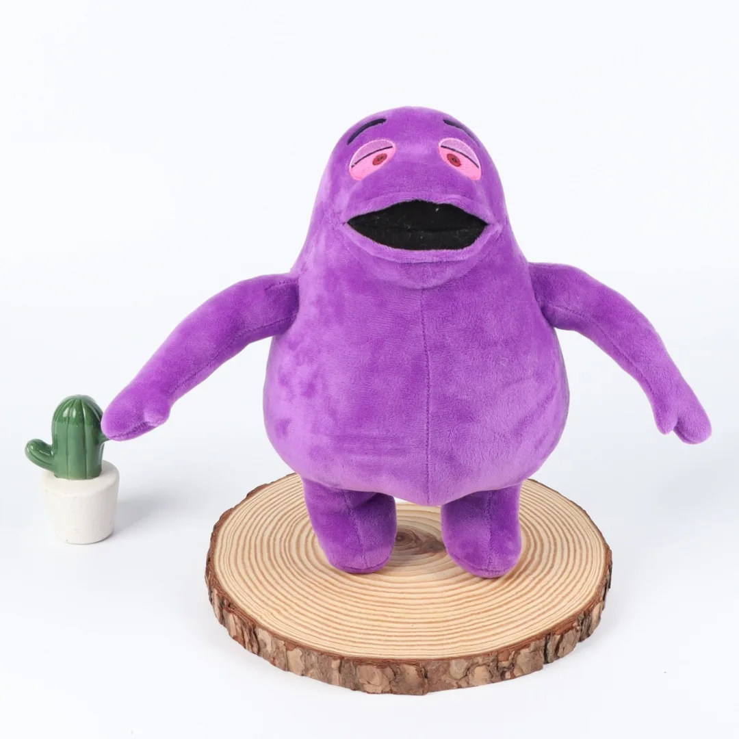 25CM-Grimace-Plush-Toy-Grimace-Shake-Cartoon-Dolls-Stuffed-Soft-Toy ...
