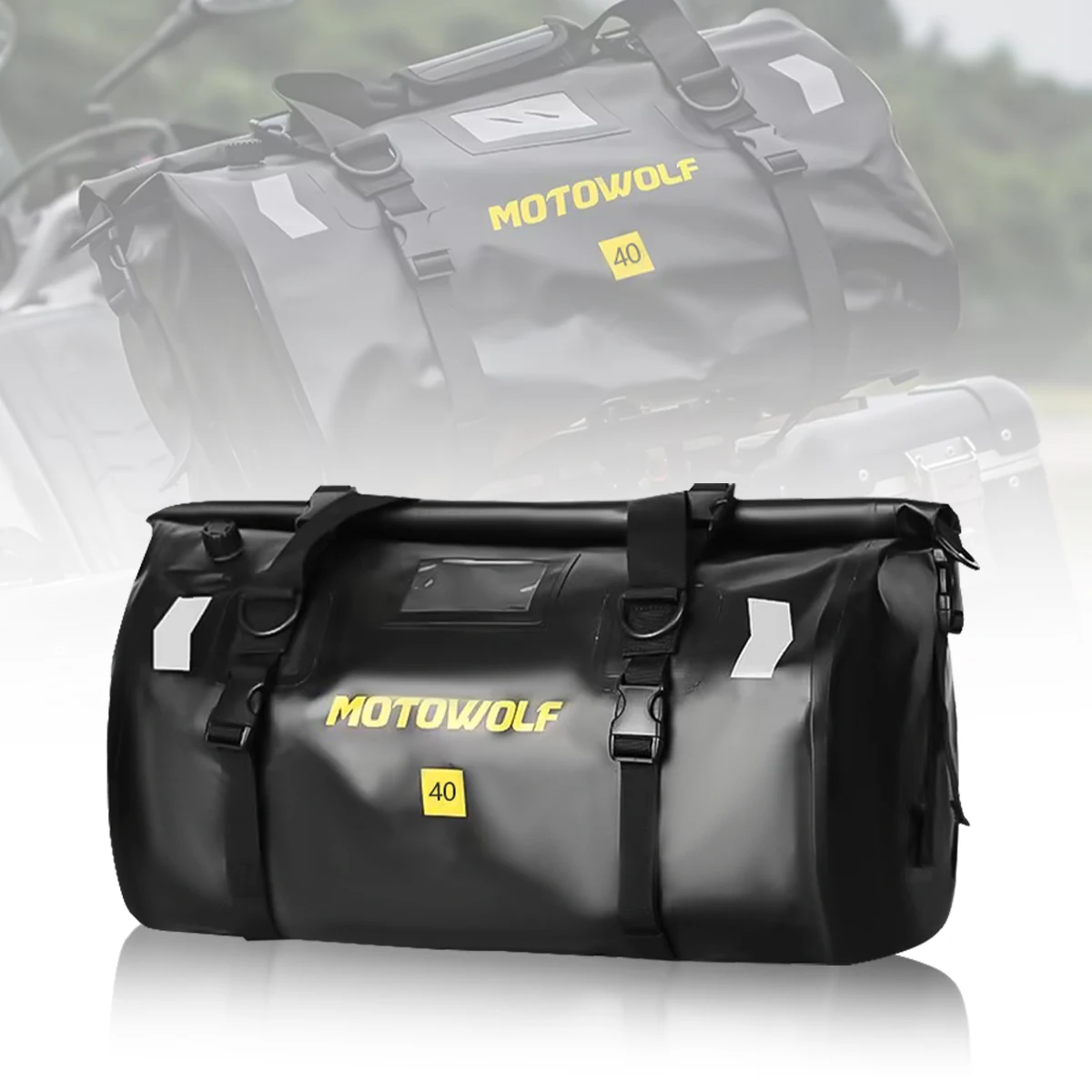 Waterproof-Motorcycle-Tail-Bag-Travel-Outdoor-Dry-Luggage-Roll-Pack-Bag ...