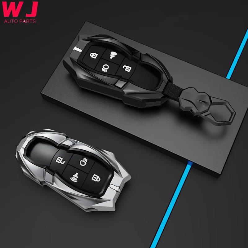 Zinc-Alloy-Car-Remote-Key-Case-Cover-Shell-Fob-For-Beijing-Baic-Senova ...