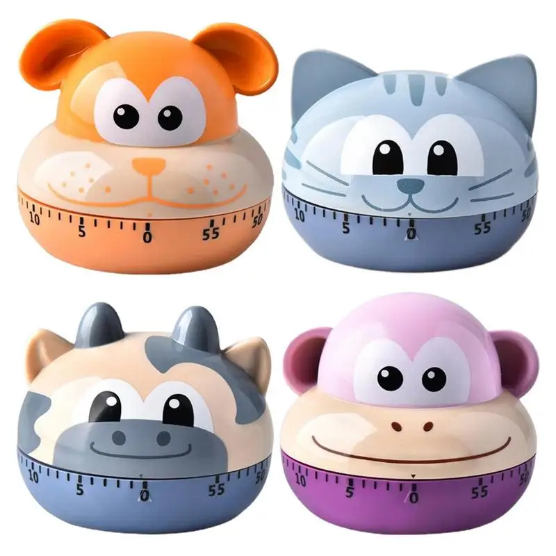 Funny Timer Creative-Cute Animal Mechanical Timer 60Minutes Kitchen ...