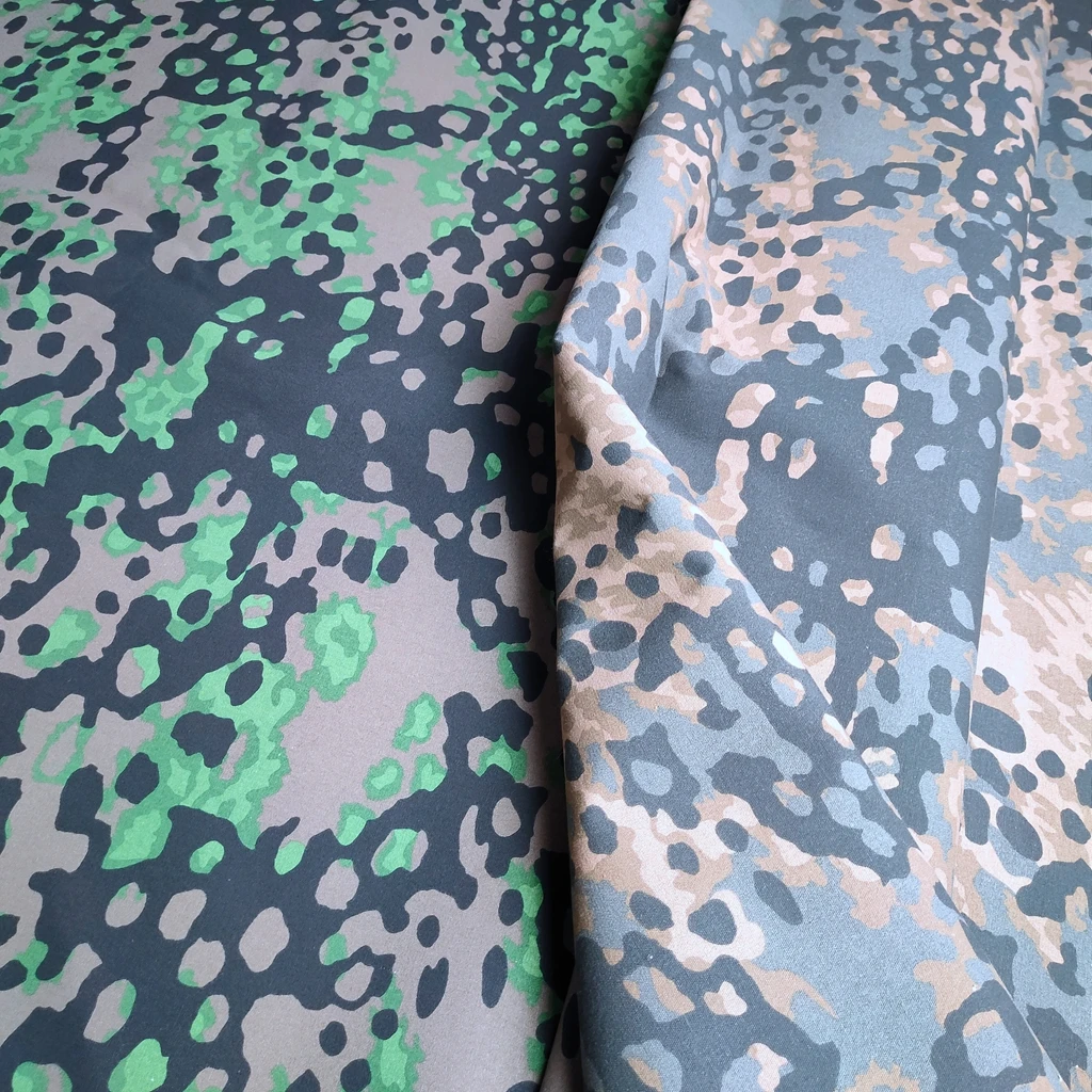 TOMBJ WWII WW2 GERMAN ARMY PLANE TREE REVERSIBLE CAMO CAMOUFLAGE FABRIC ...