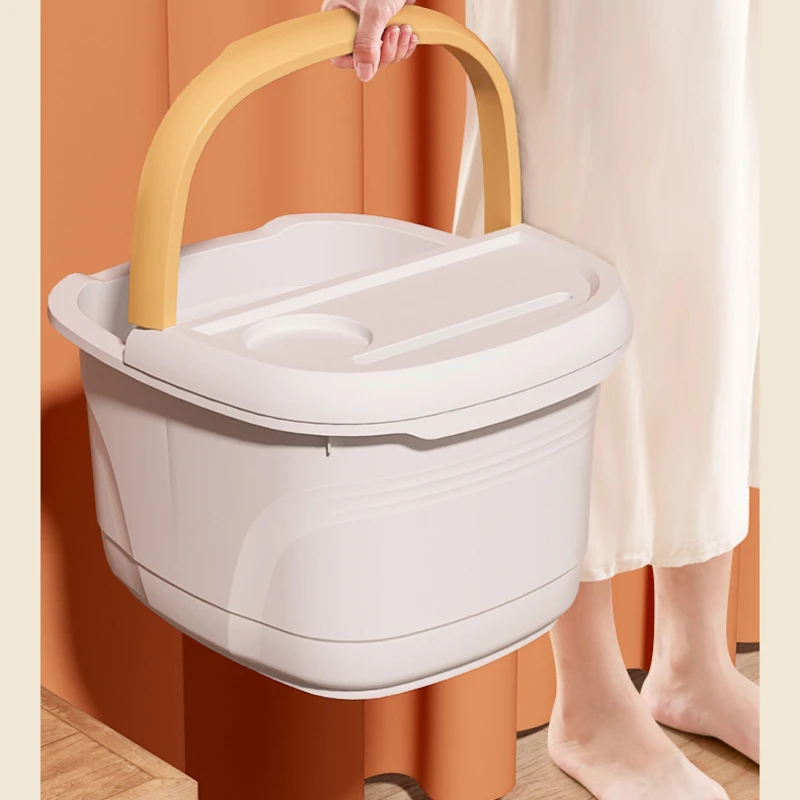 Household-thermal-insulation-massage-bucket-foot-bath-raised-deep ...