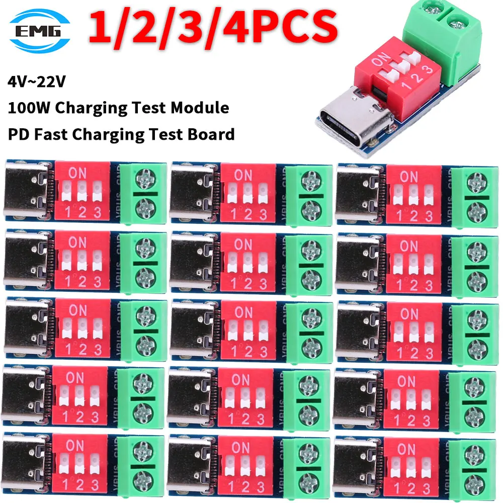 PD-Fast-Charging-Test-Board-5-20V-Adjustable-PD-Trigger-Board-Module ...