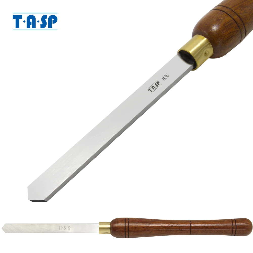 Tasp 5/8" Spear Scraper Woodturning Tools Straight Spear Point Neg Rake ...