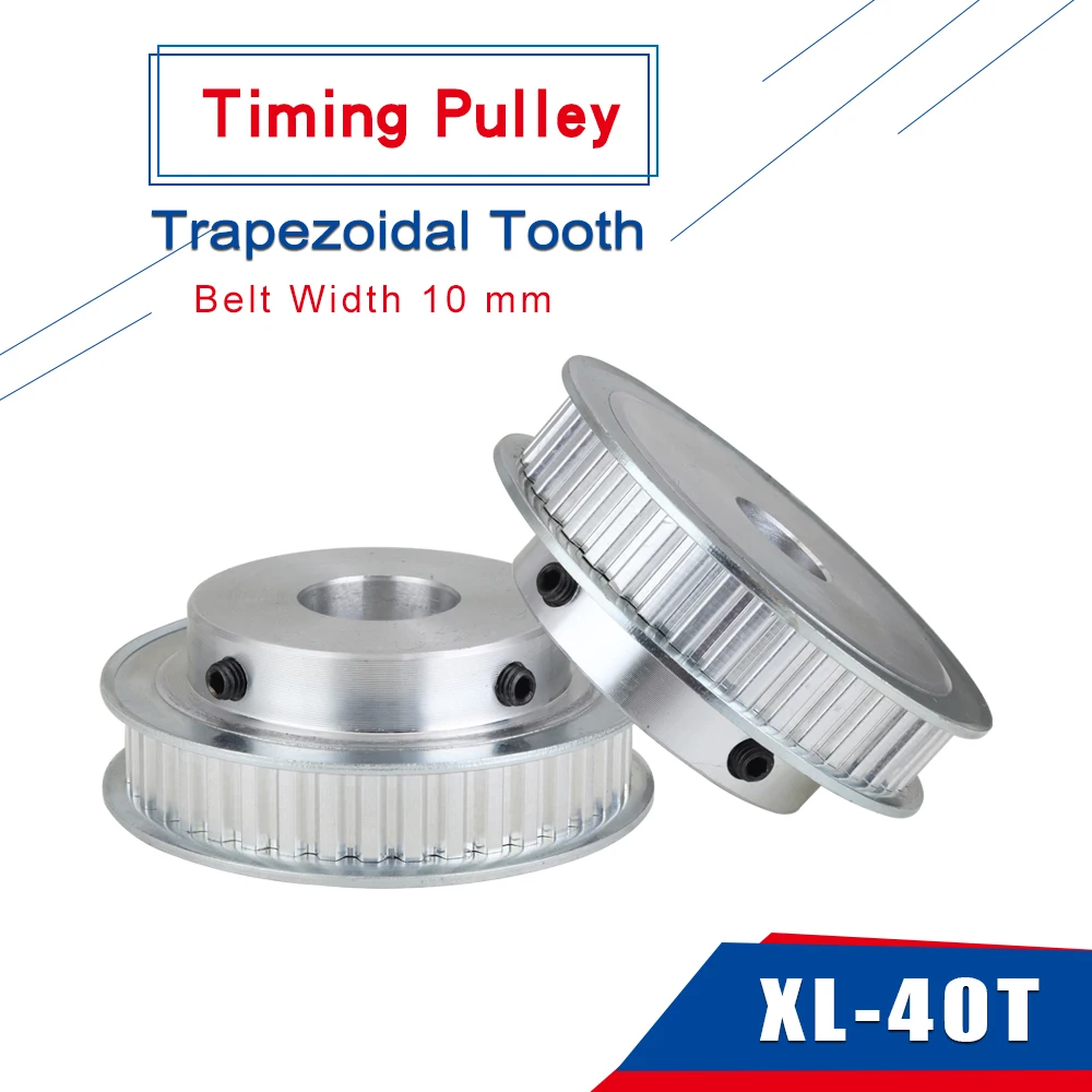 XL 40T Timing Pulley Bore size 6-25 mm Teeth Pitch 5.08 mm Aluminum ...