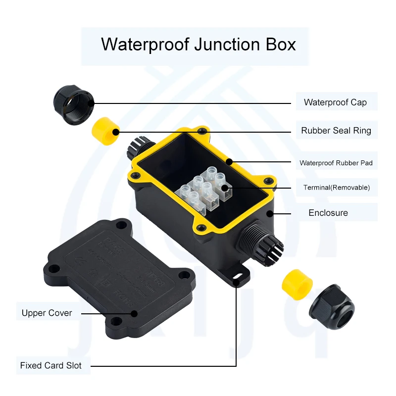 Junction-Box-IP68-Waterproof-Electrical-2-Poles-3-Way-Enclosure-Cable ...