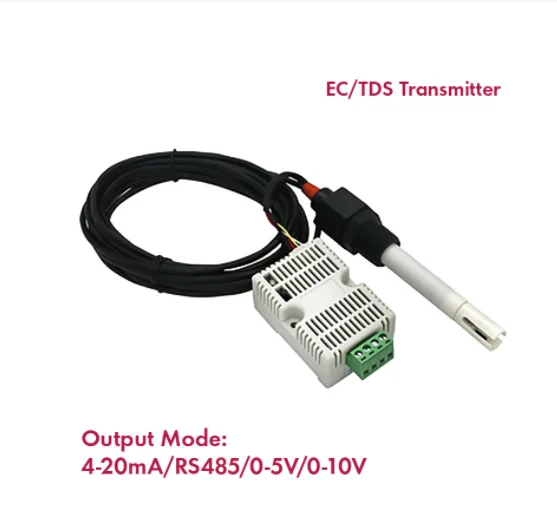 Ec Transmitter Ec Sensor Tds Conductivity Sensor Module 4 20ma 0 5v 0 10v Rs485 Analog 