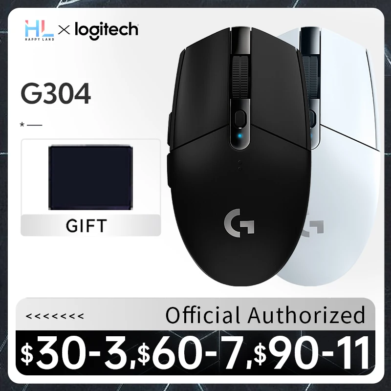 Original Logitech G304 / G305 Wireless Gaming Mouse Pc Gamer 12000dpi ...