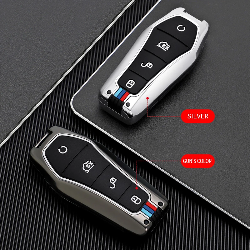 Zinc Alloy Car Key Case For Byd Han Ev Tang Dm/qin Plus/song Pro/max ...