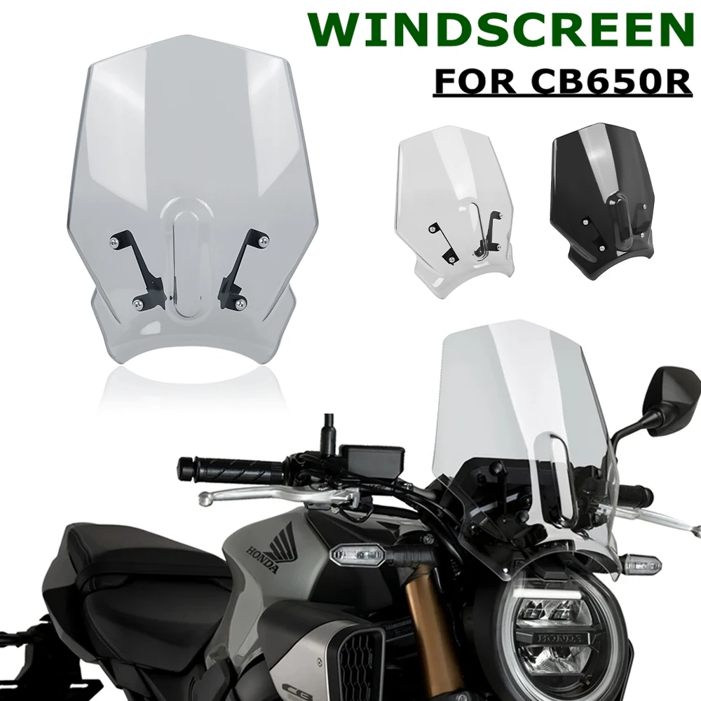 CB650R バイク用ツーリングウィンドシールド ウインドスクリーン フェアリングシールド バイザー ウインドスクリーンデフレクター ホンダ ...