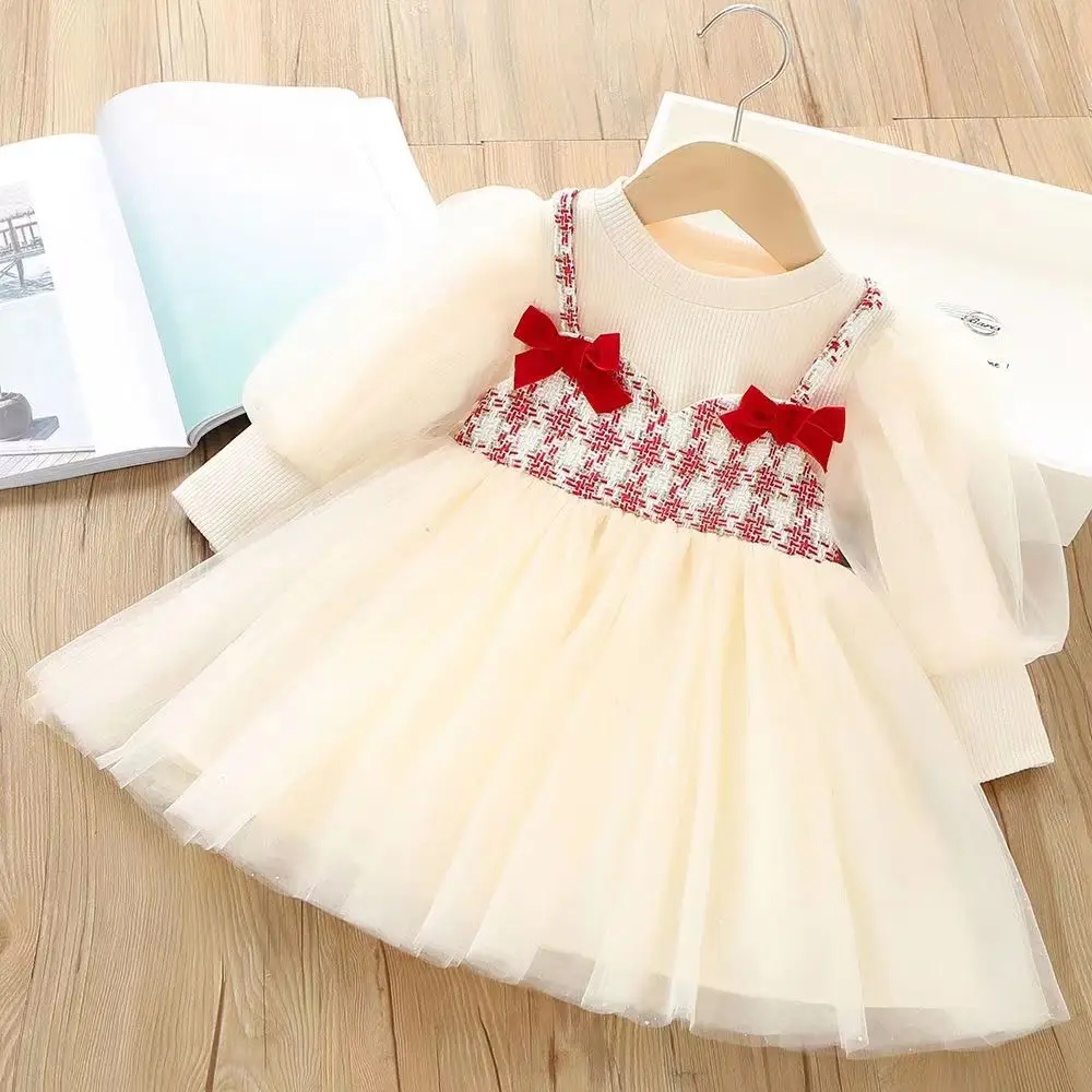 Girl-Dress-Fashion-Fall-2024-Children-Autumn-Clothes-Kids-One-piece ...