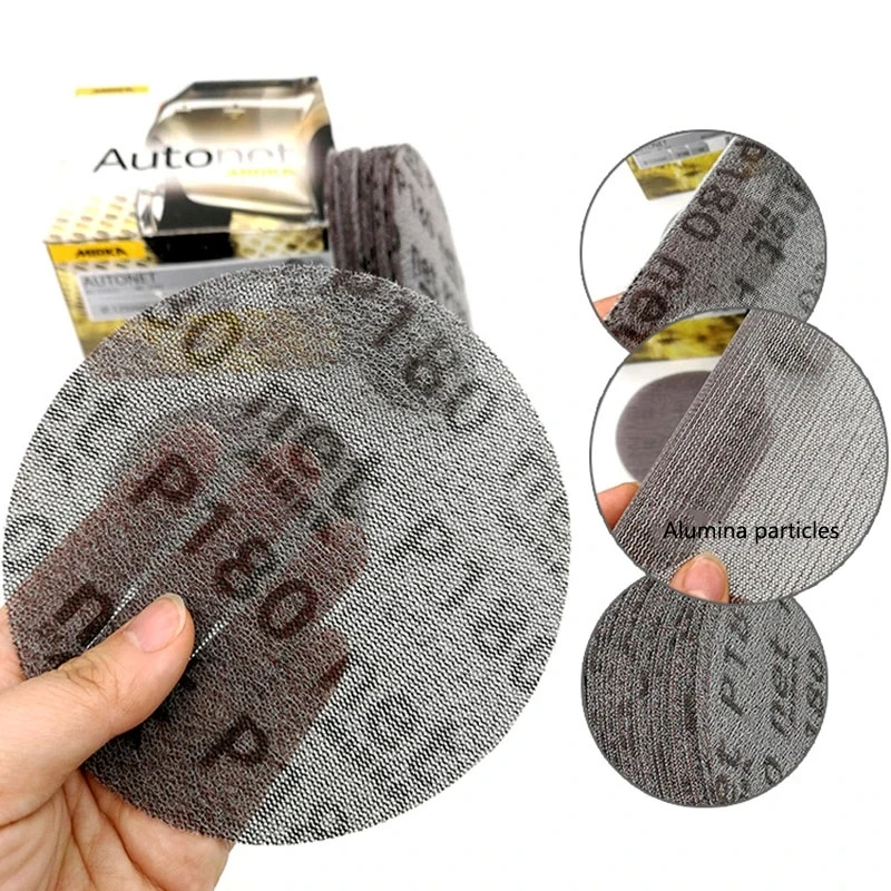 10Pcs-Mesh-Abrasive-Dust-Free-Sanding-Discs-5-Inch-125mm-Anti-Blocking ...