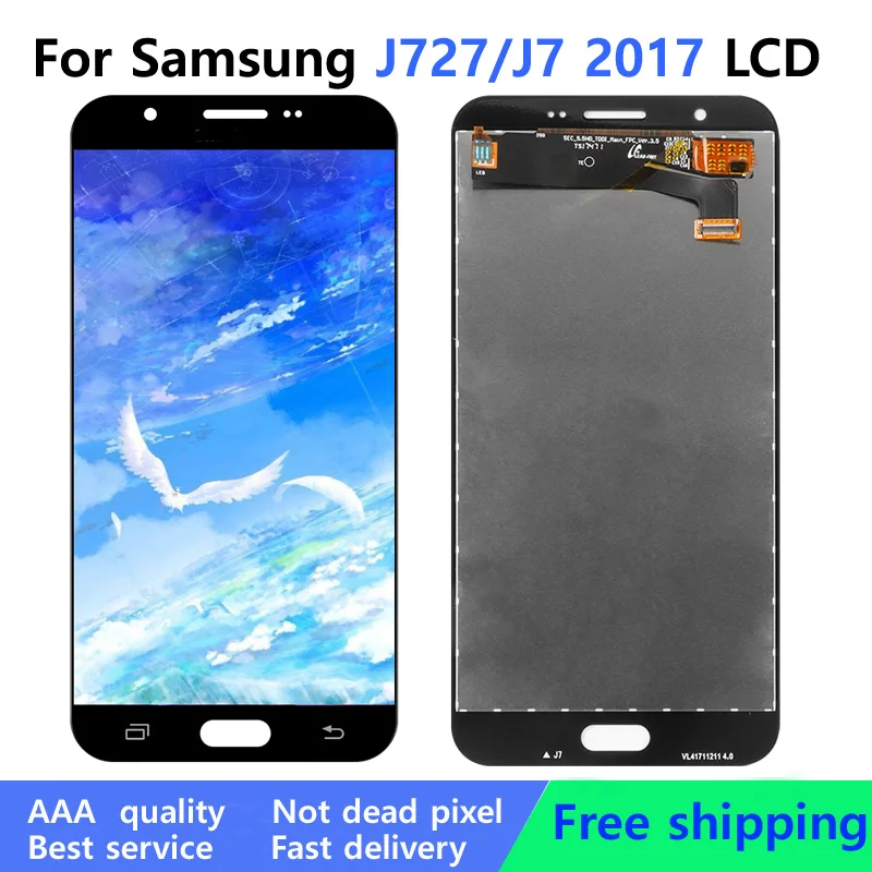 100-Tested-For-Samsung-Galaxy-J7-2017-J727-LCD-Display-Panel-Touch ...