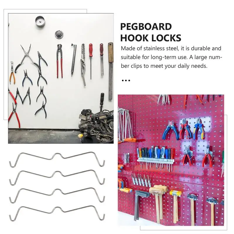 Pegboard Hook Retainers