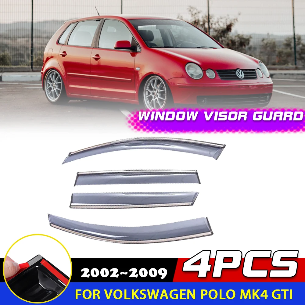 Windows-Visor-for-Volkswagen-VW-Polo-Mk4-Vivo-5-door-GTI-9N-2002-2009 ...