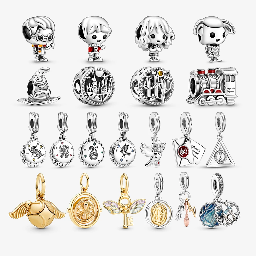 Fit-Original-Pandora-Charms-Bracelets-Bangle-Harry-Potter-Charm-Series ...