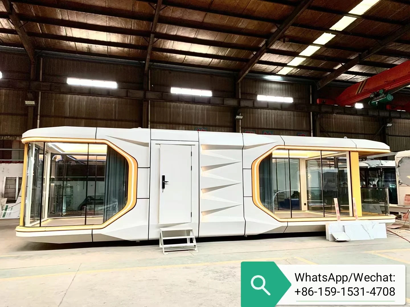 Modern-luxury-prefabricated-tiny-houses-space-capsule-homes-villa-with ...