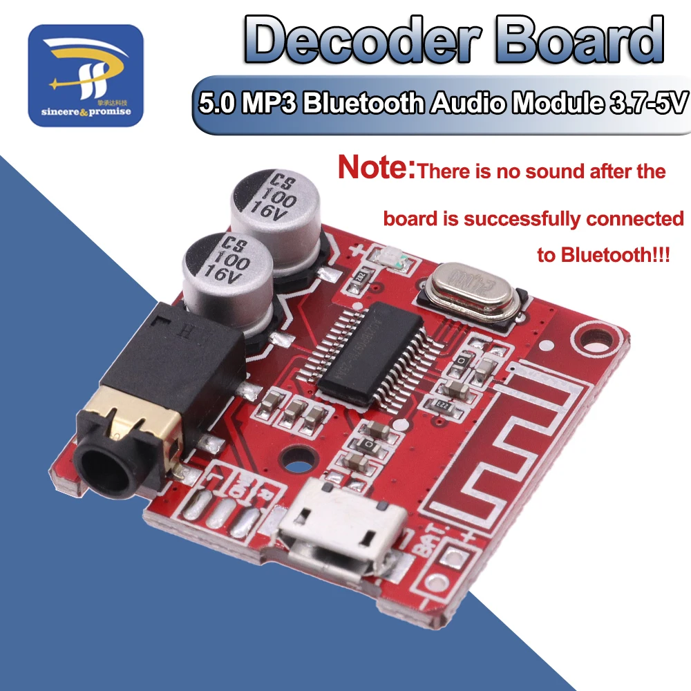 DIY-Bluetooth-Audio-Receiver-Board-Bluetooth-5-0-MP3-Lossless-Car-Audio-Decoder-Board-Wireless ...