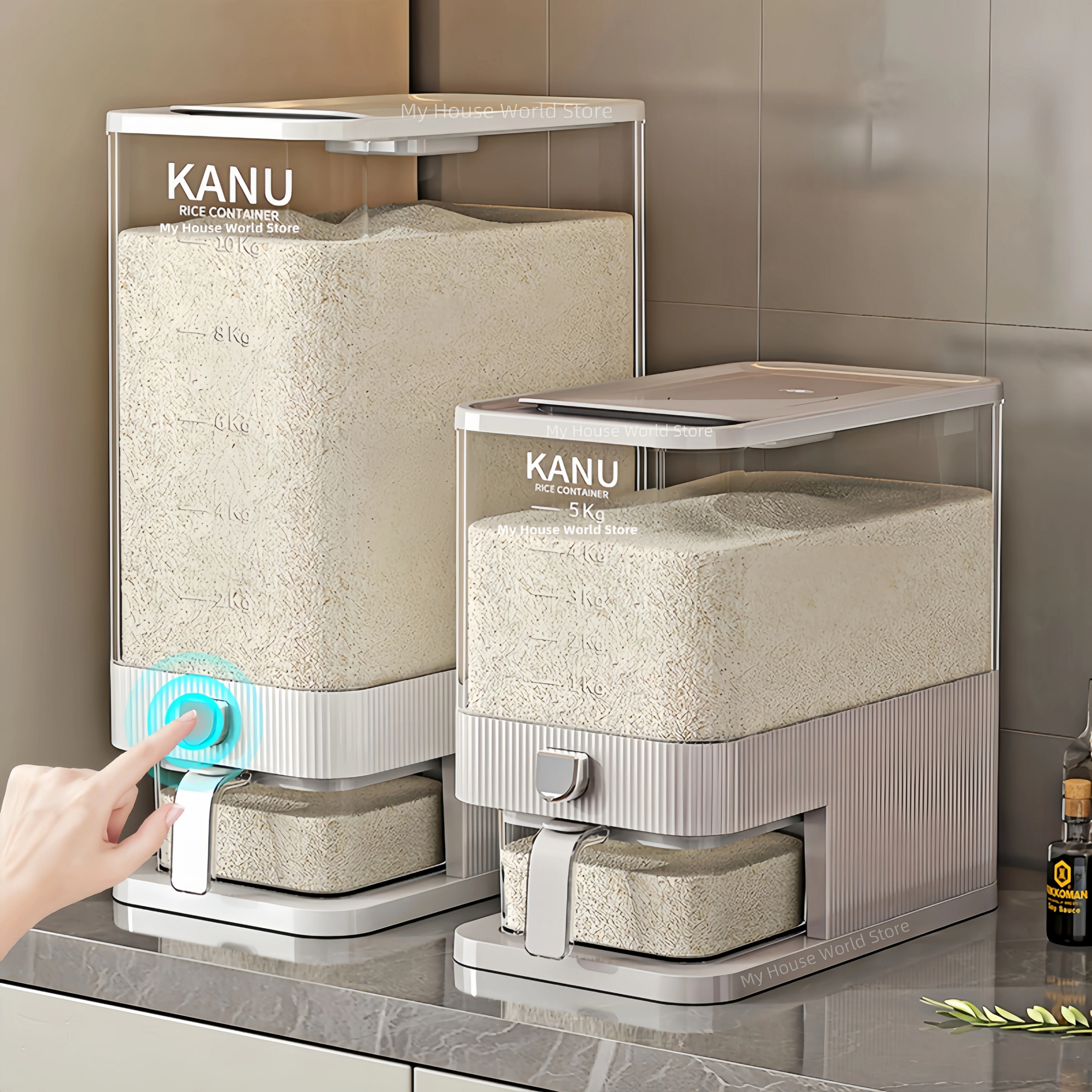 5KG-Rice-Storage-Box-Sealed-Moisture-Proof-Insect-Proof-with-Push-Food ...