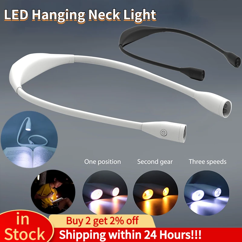 Neck Reading Light Rechargeable | Neck Lamp Led Rechargeable Usb - Led ...