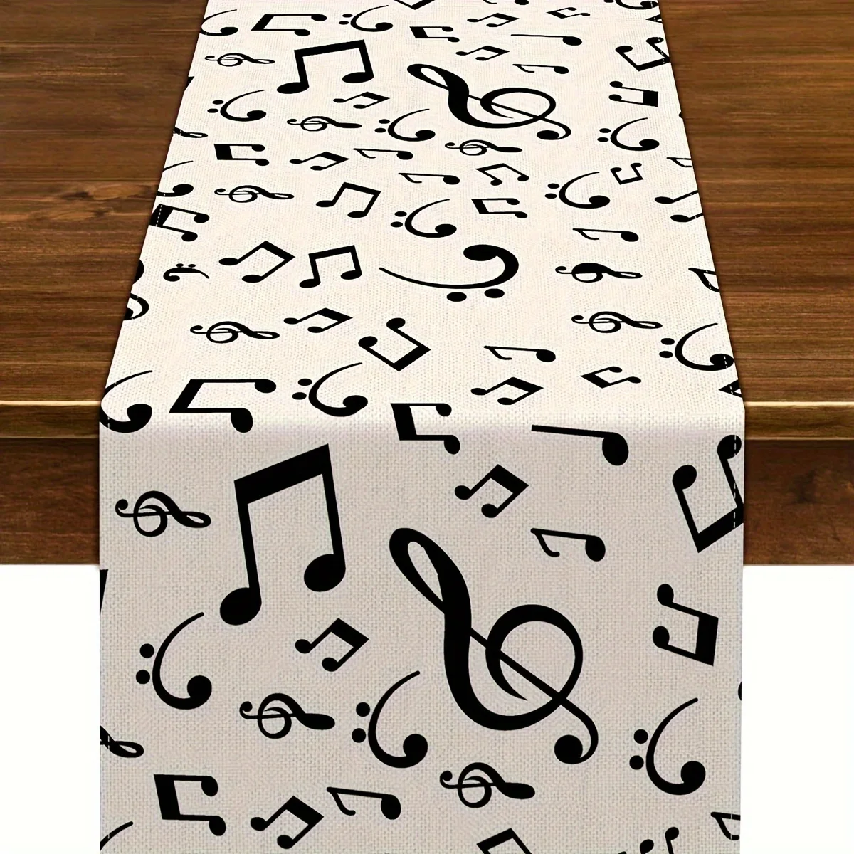 Musical-Notes-Linen-Table-Runners-Music-Event-Birthday-Party-Wedding ...