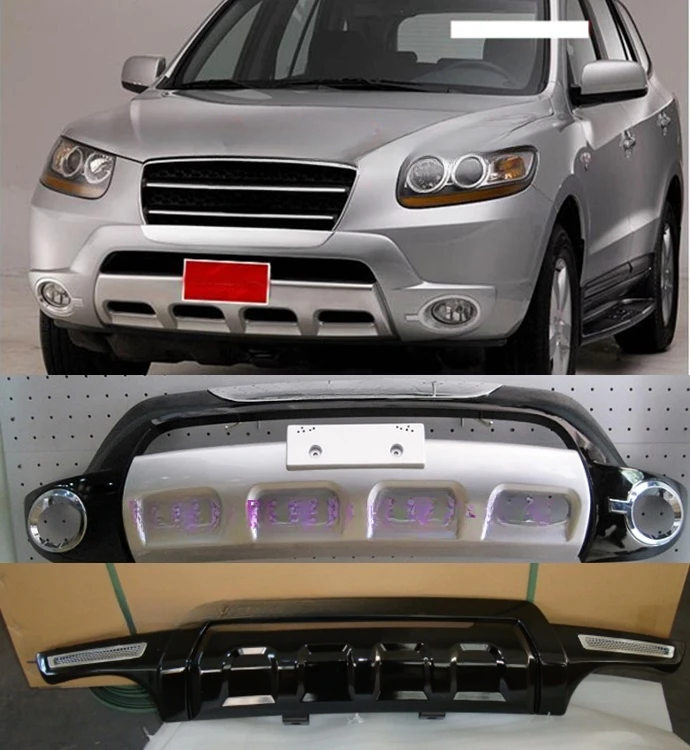 FOR-2006-2009-Hyundai-Santa-Fe-High-Quality-Plastic-ABS-Chrome-Front ...