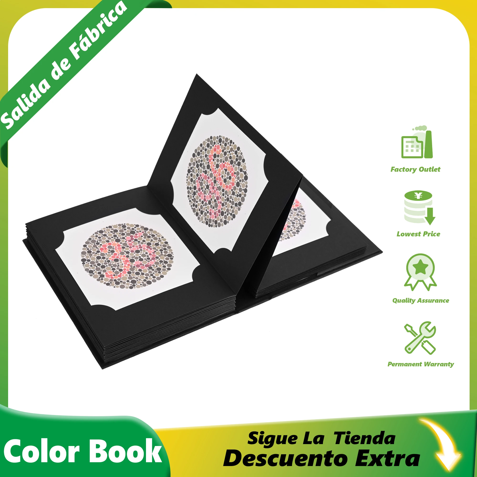 High-Quality-38-Plates-Ishihara-Book-Color-Blindness-Test-Hot-Selling ...