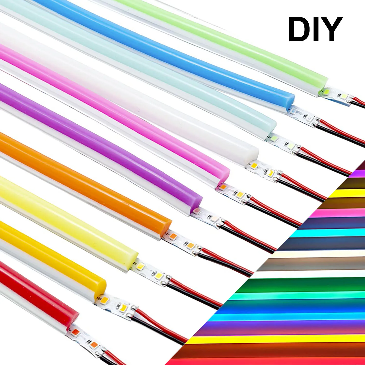 6mm-8mm-12mm-Silicone-Separate-Neon-Flexible-Bendable-DC12V-2835SMD-S ...