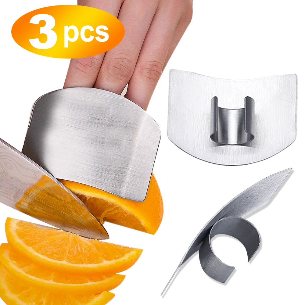 Stainless-Steel-Finger-Guard-Anti-Hand-Cut-Protector-Knife-Blade ...