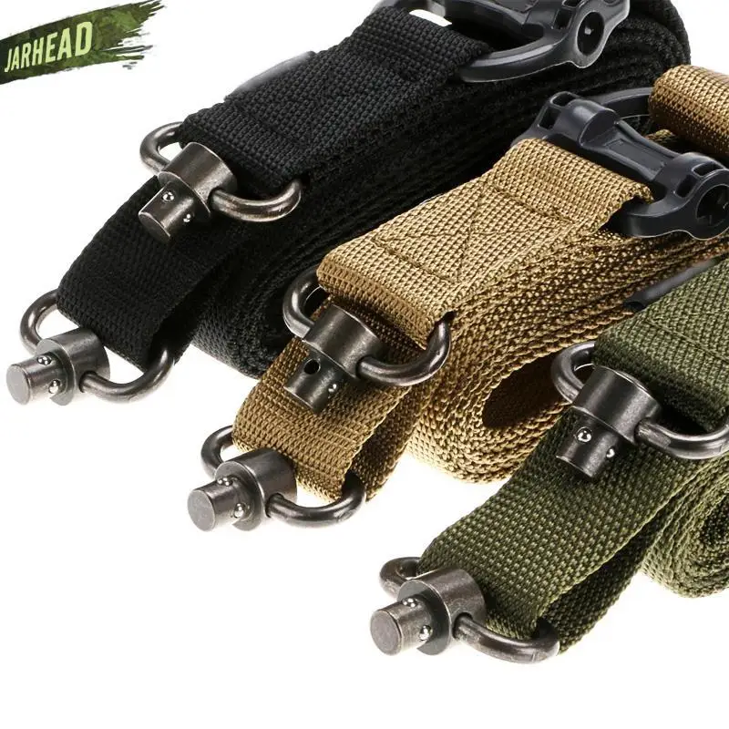 Outdoor-Airsoft-Hunting-Tactical-Rifle-Gun-Sling-Strap-Quick-Detach-QD ...