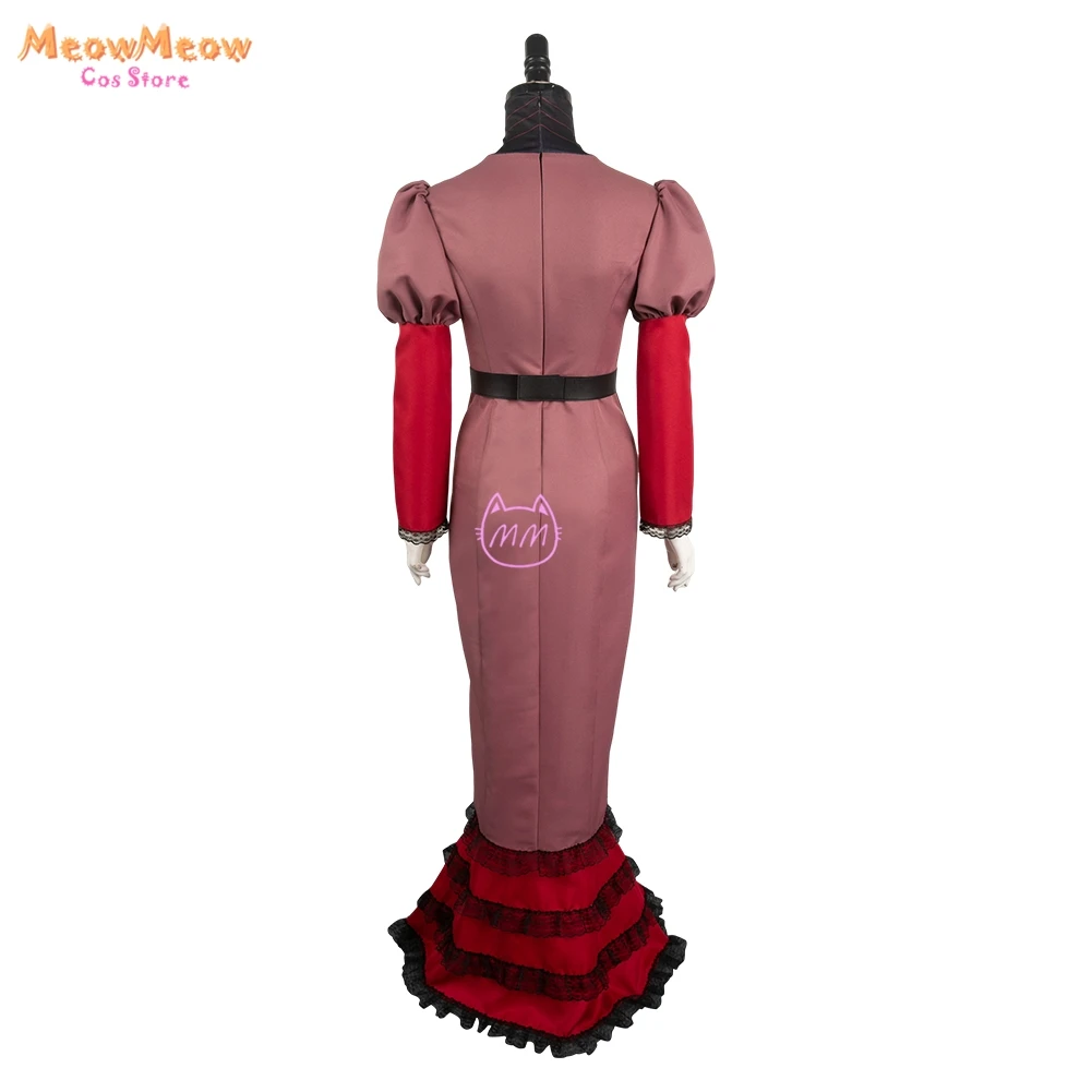 Hazbin-Rosie-Cosplay-Red-Dress-Hotel-Overlord-Clothes-Nail-Anime ...