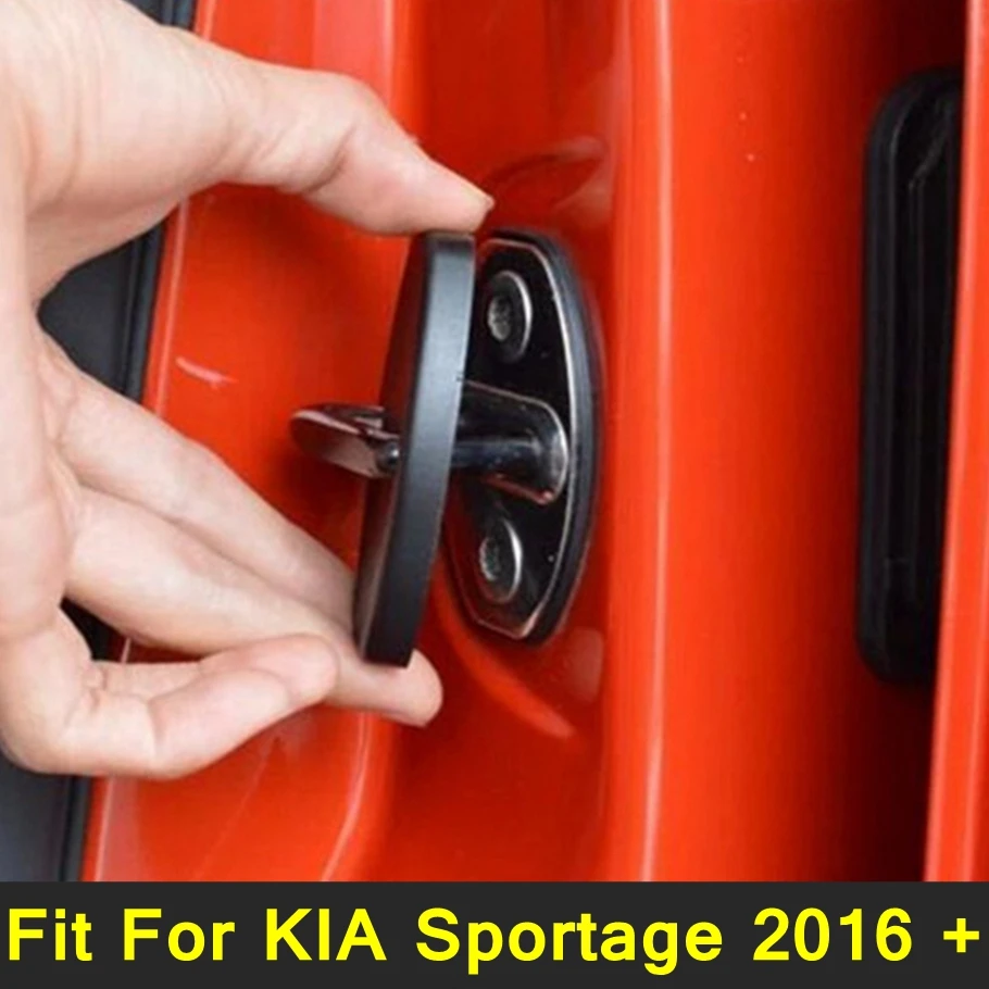 Car Styling Inner Door Lock Protector Buckle Cover Trim 4 Piece Fit For ...