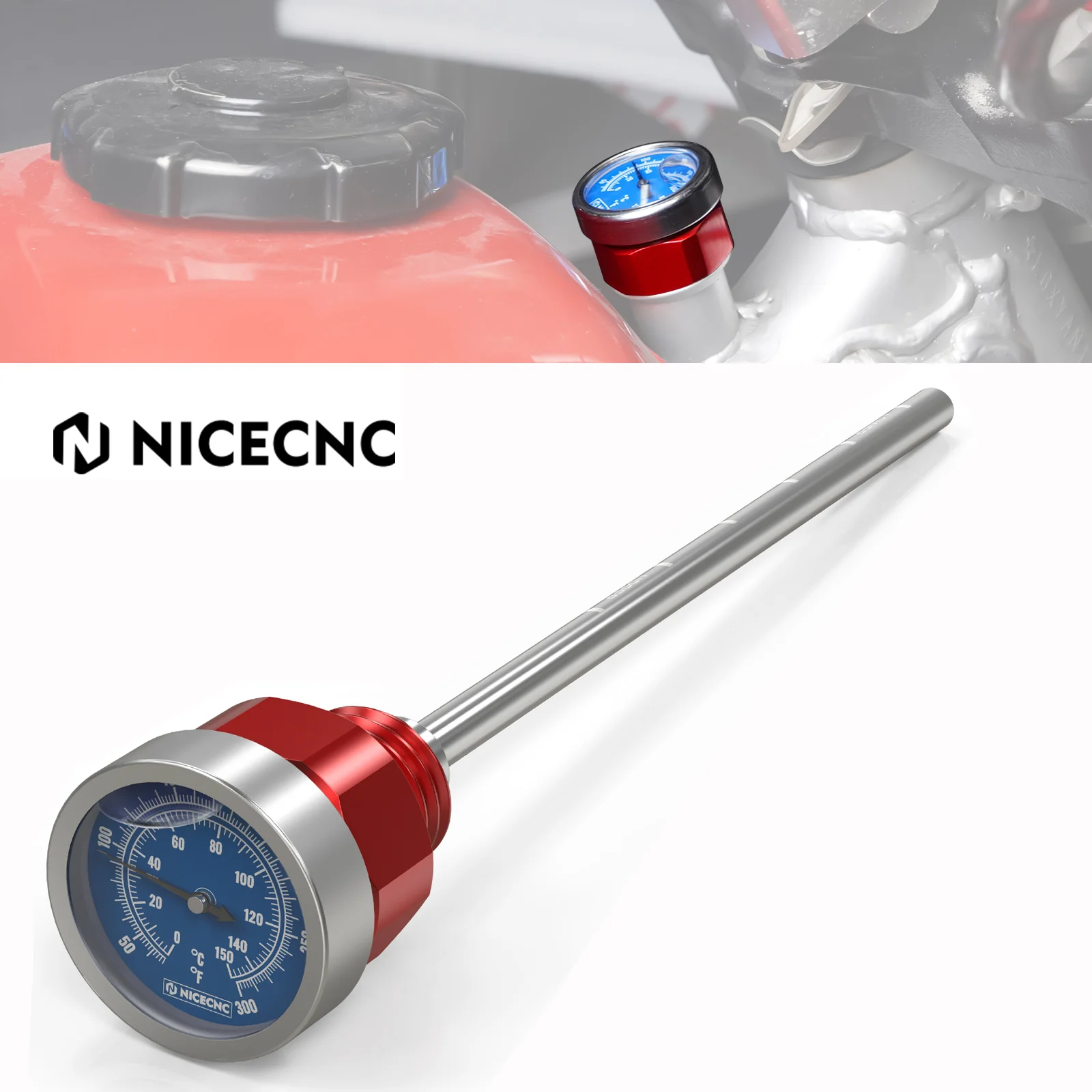 For-93-24-Hodna-XR650L-Oil-Dipstick-w-Temperature-Gauge-NICECNC-Oil ...