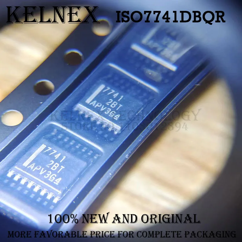 5pcs-ISO7741DBQR-ISO7741DBQ-SSOP-16-Four-channel-3-1-enhanced-digital-isolator-with-superior-EMC ...