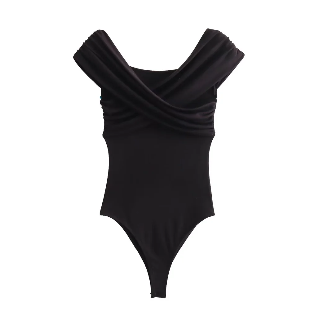 Taop-Za-body-ajustado-con-hombros-descubiertos-para-mujer-traje-Sexy ...