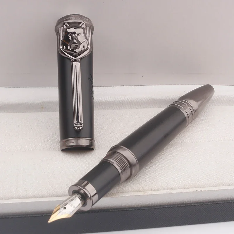 MB-Rudyard-Kipling-Black-Silver-Gray-Limited-Edition-Ink-Pens-Fountain ...