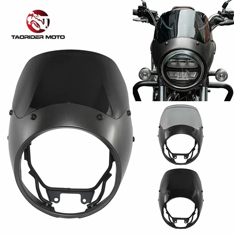 Front Headlight Windscreen Windshield Headlamp Fairing Screen For Honda ...