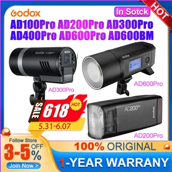 Godox AD300Pro Outdoor Flash Light AD100Pro AD200Pro AD400Pro AD600Pro ...