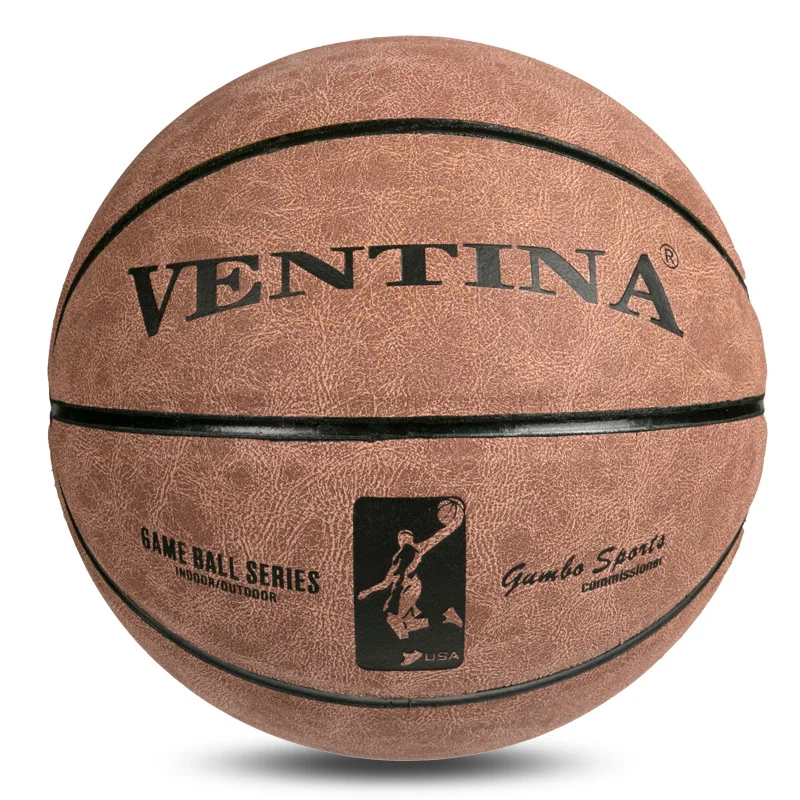 2023 New Men Basketball Ball PU Leather Material Size 7 Outdoor Match ...