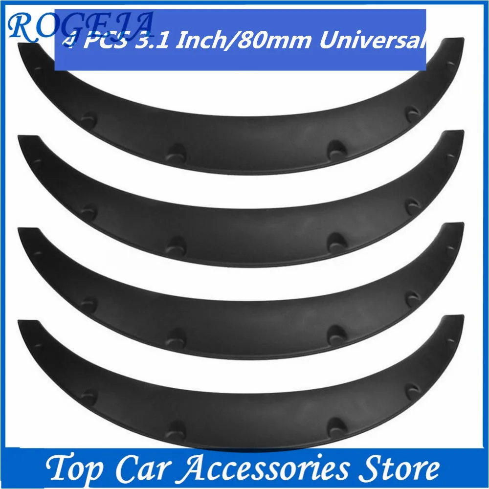 4Pcs-Set-Universal-Mudguards-Flexible-Car-Fender-Flare-Wheel-Arch ...