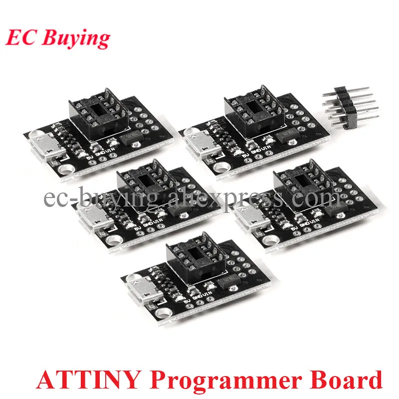 5pc-1pc-Pluggable-ATTINY-Development-Board-For-ATtiny13A-ATtiny25-ATtiny45-ATtiny85-Programming ...