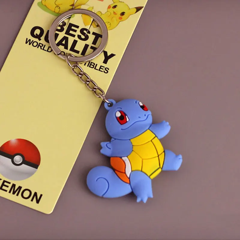 Cartoon Pokemon Squirtle Kawaii Key Chain - KawaiiMerch.com
