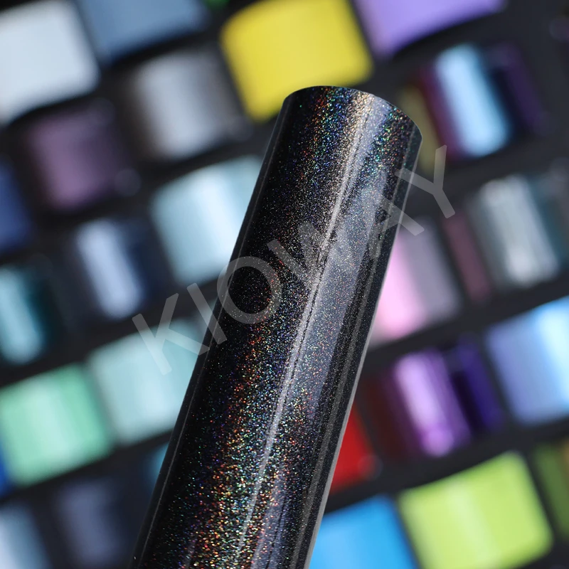 Highest-quality-Gloss-black-Iridescence-Vinyl-Wrapping-film-black-gloss ...