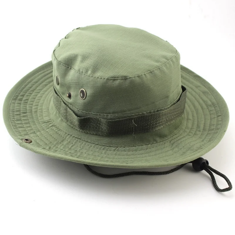 Camouflage-Tactical-Cap-Military-Boonie-Bucket-Hat-Army-Caps-Camo-Men ...