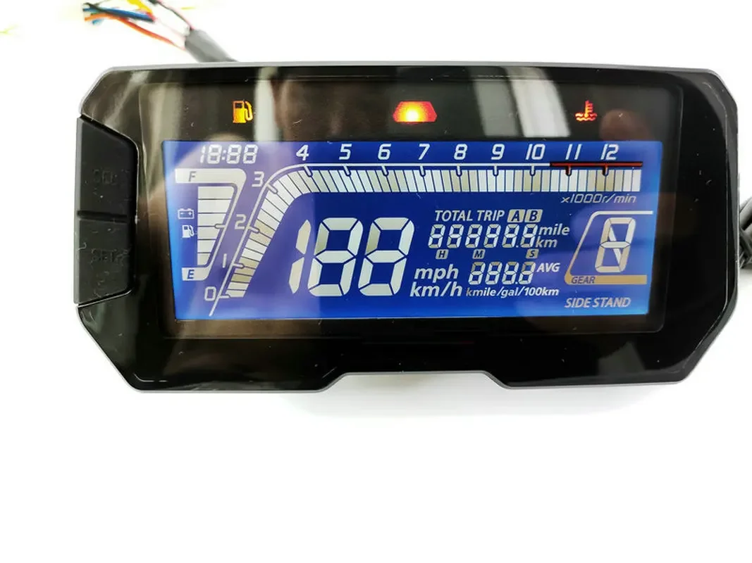 Motorcycle-Refitted-METER-CB150-LCD-Instrument-HD-Blue-COLOR-Digital ...