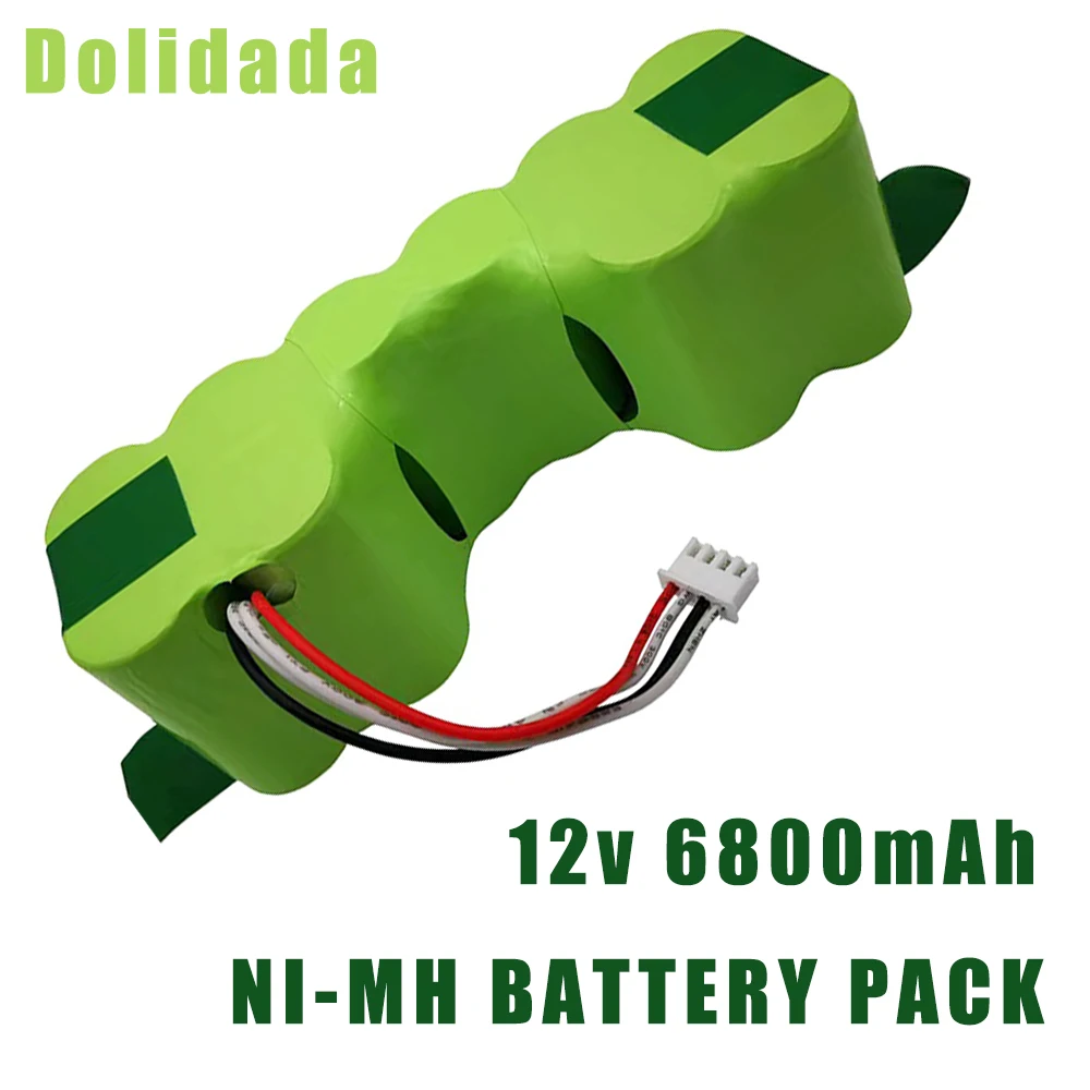 12V 6800mah Batttery Pack Rechargeable For Ecovacs Deebot DE55 DE5G ...