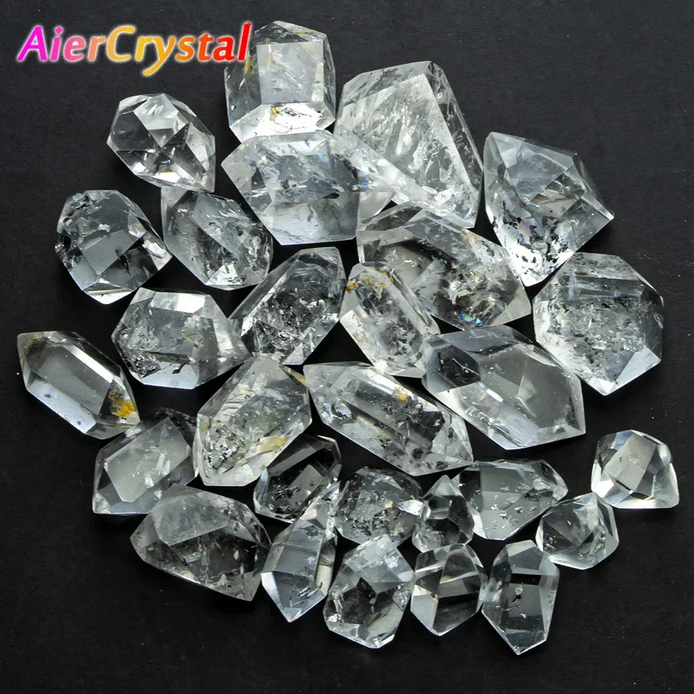 Herkimer-Diamond-Natural-Clear-Quartz-Crystal-Irregular-Shape-Specimen ...