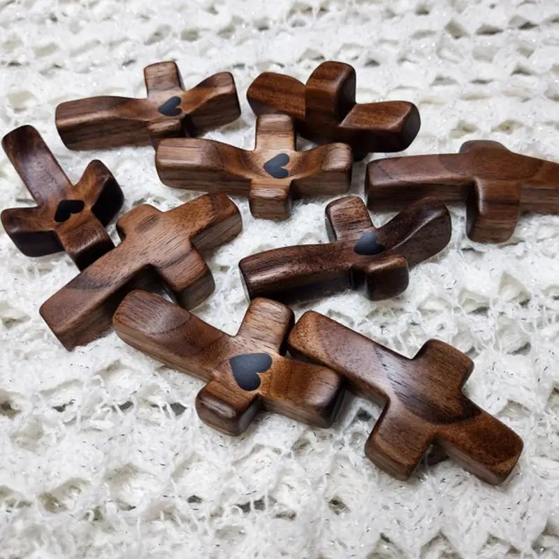Olive-Wood-Cross-Olive-Wood-Pocket-Cross-Spiritual-Stress-Relief-Gift ...