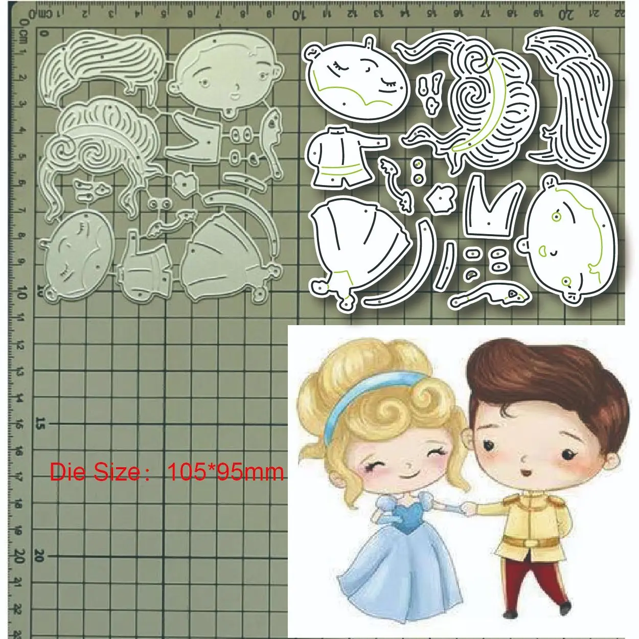 2023-New-Prince-Disney-Princess-metal-cutting-dies-decoration-Diy ...